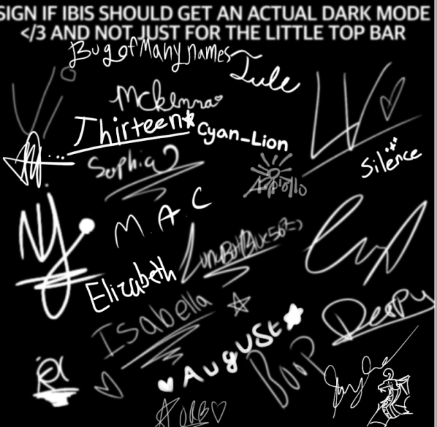 Sign it or else - ibisPaint