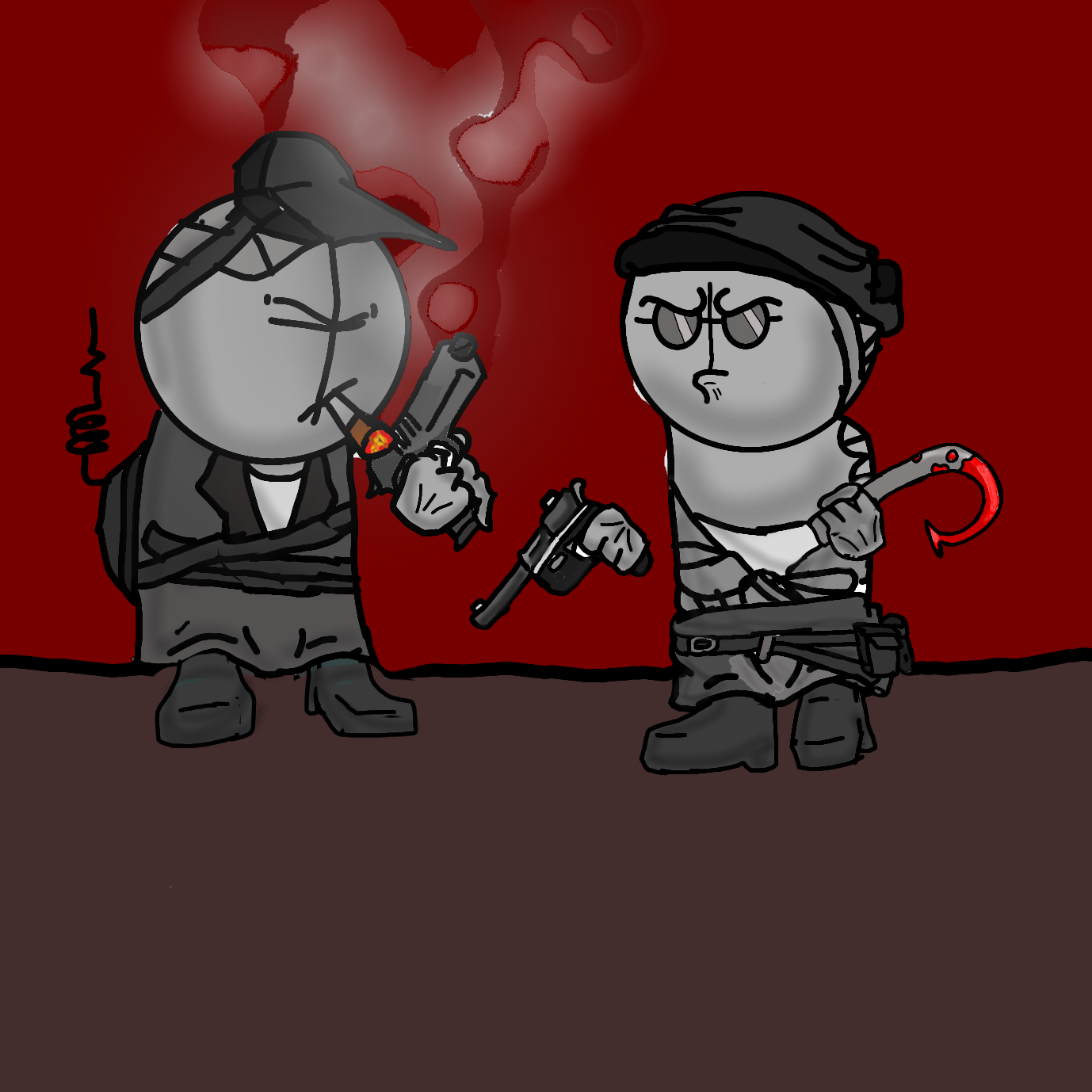 madness combat demos & sanford - ibisPaint