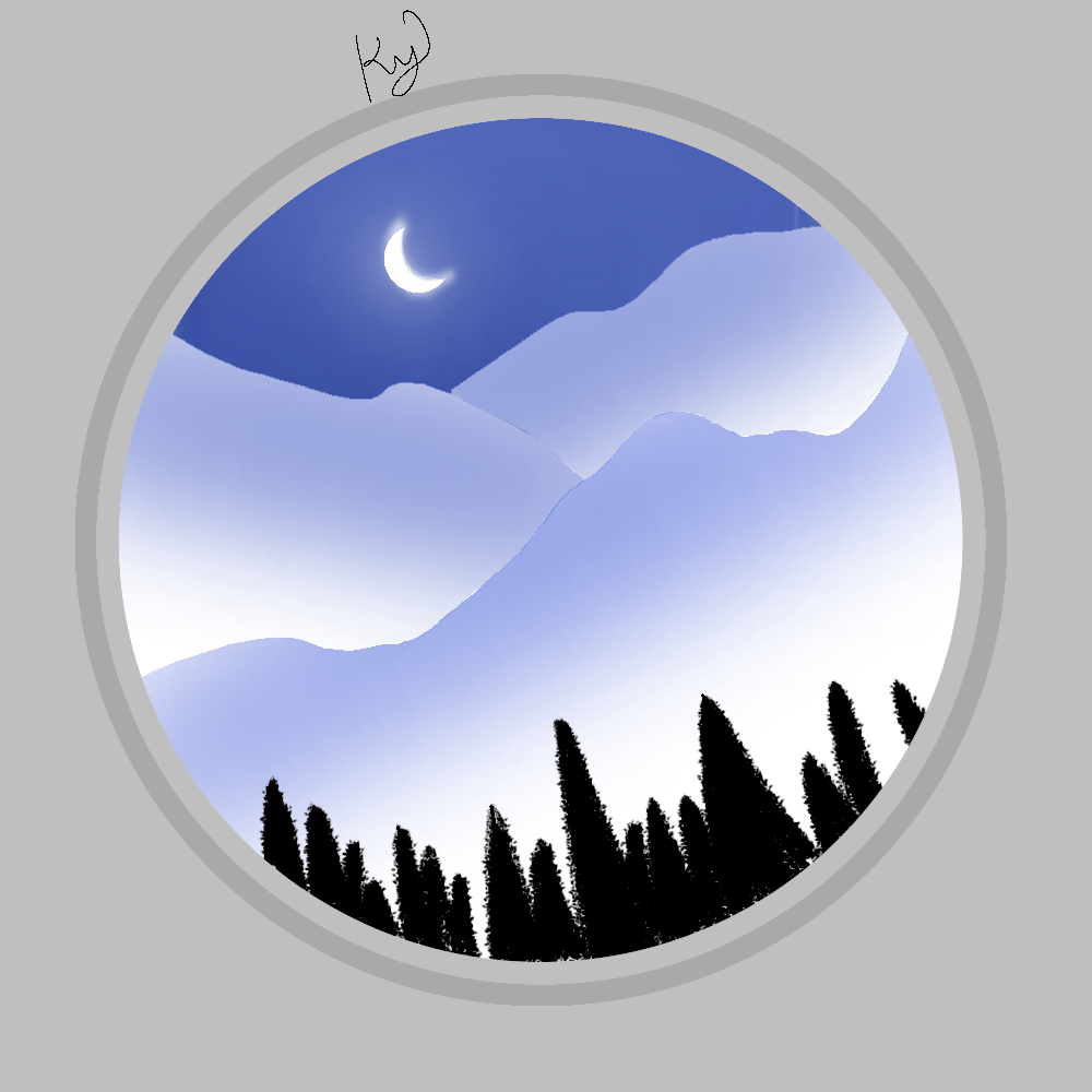 the mountains. - ibisPaint