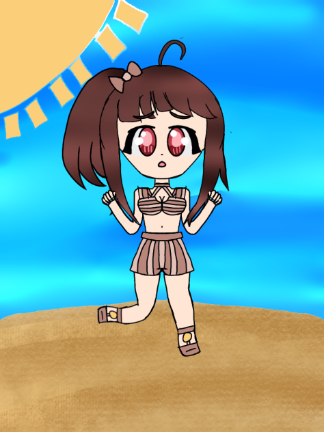 beach background - ibisPaint