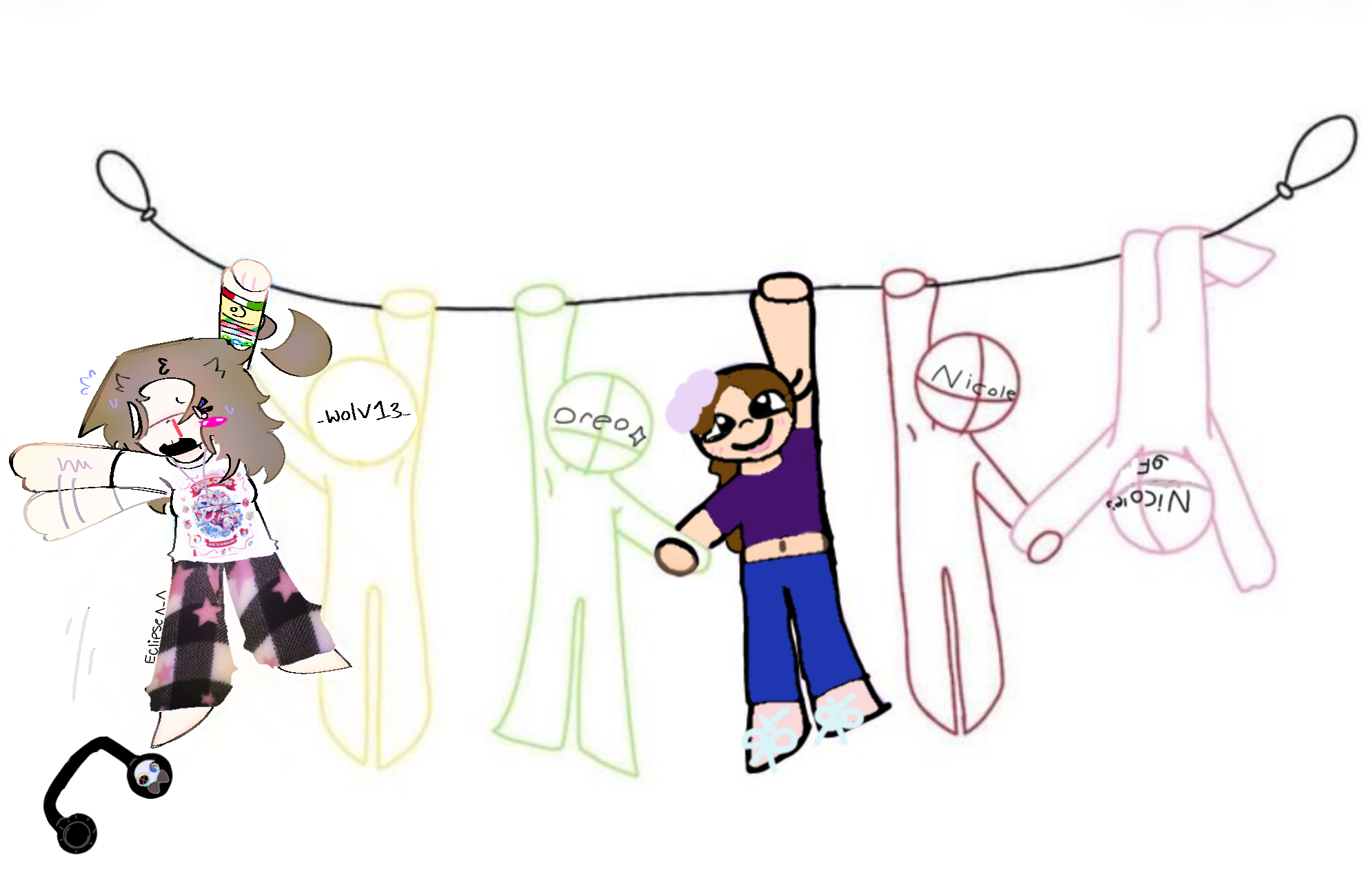 collab with ppl and friends - ibisPaint