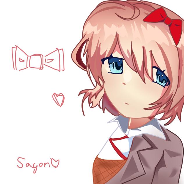 Lazy sayori art - ibisPaint