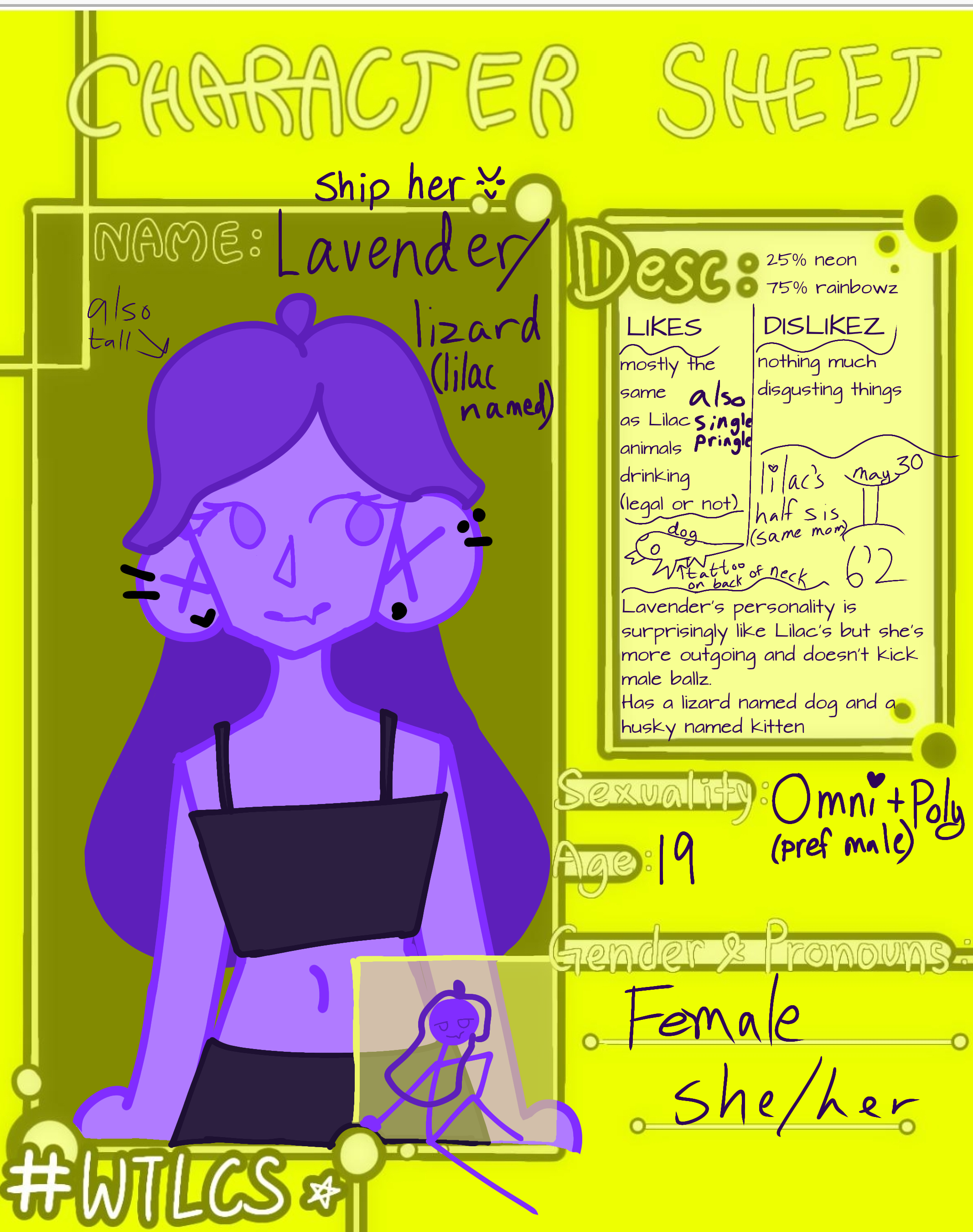 lavender-lizard - ibisPaint