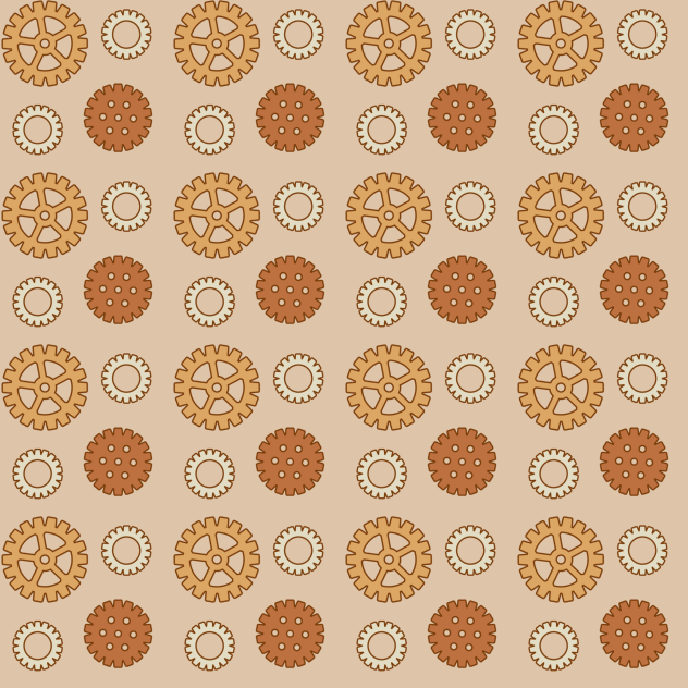 Steampunk pattern 1b - ibisPaint