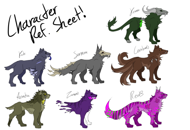 Mini Character Ref. Sheet - ibisPaint