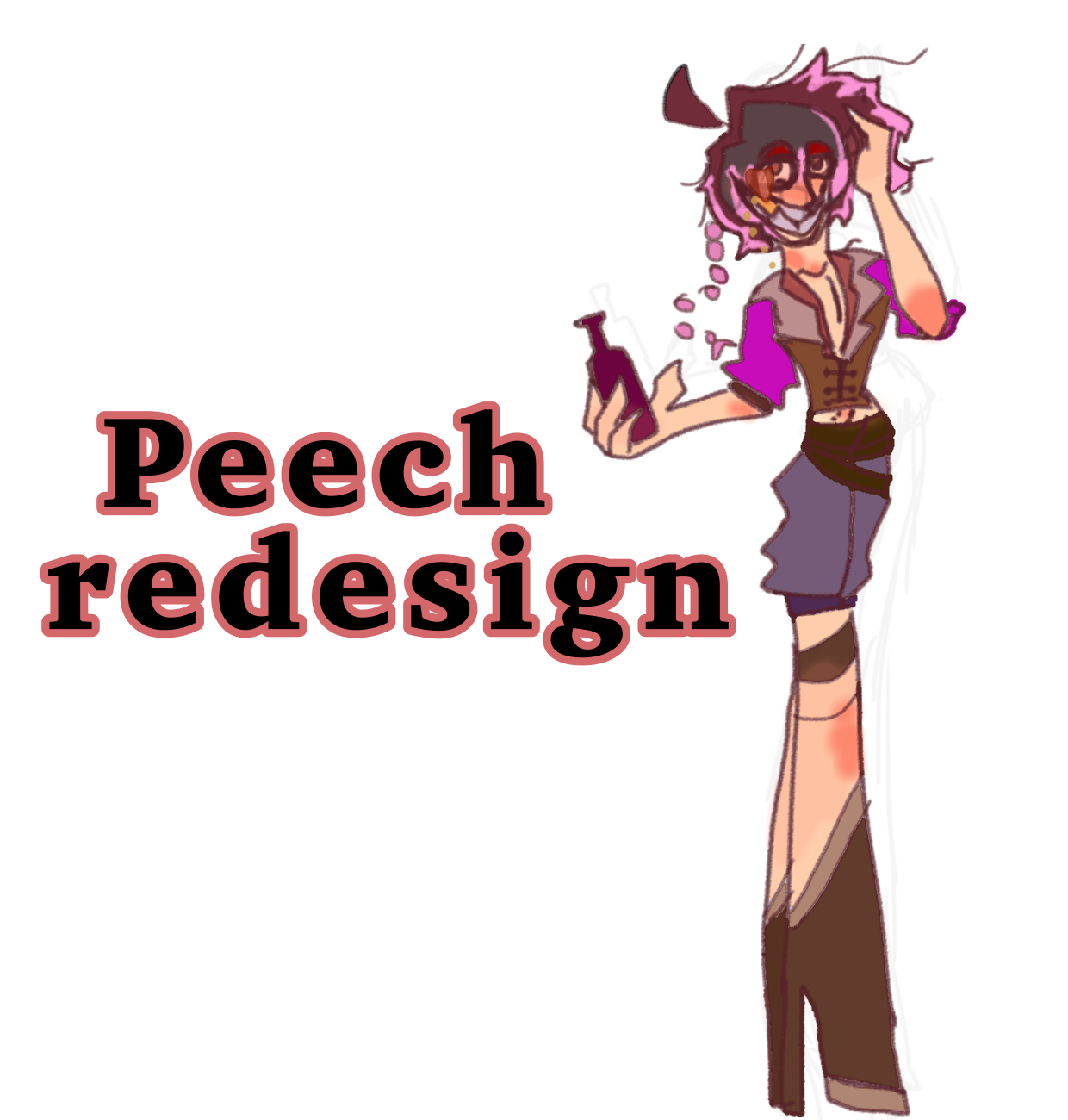 Lazy ahh ref for my redesign - ibisPaint