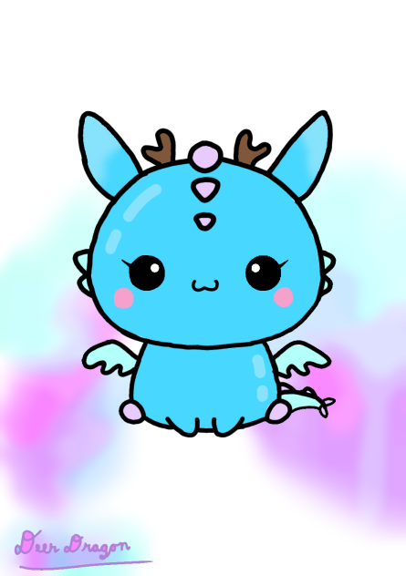 Deer Dragon - ibisPaint