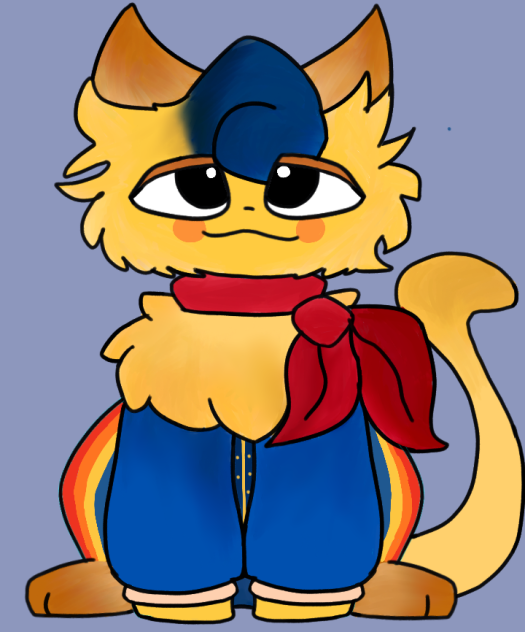 Wally Darling as a cat - ibisPaint