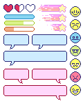 Pixel text message - ibisPaint