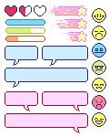Pixel text message - ibisPaint