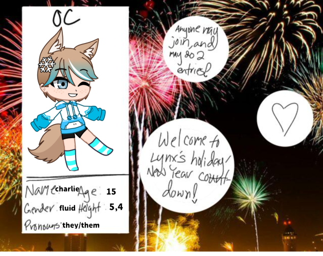 New Year's countdown sheet - ibisPaint