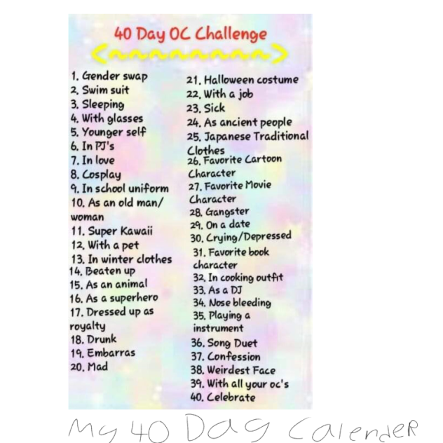 My 40 day calender - ibisPaint