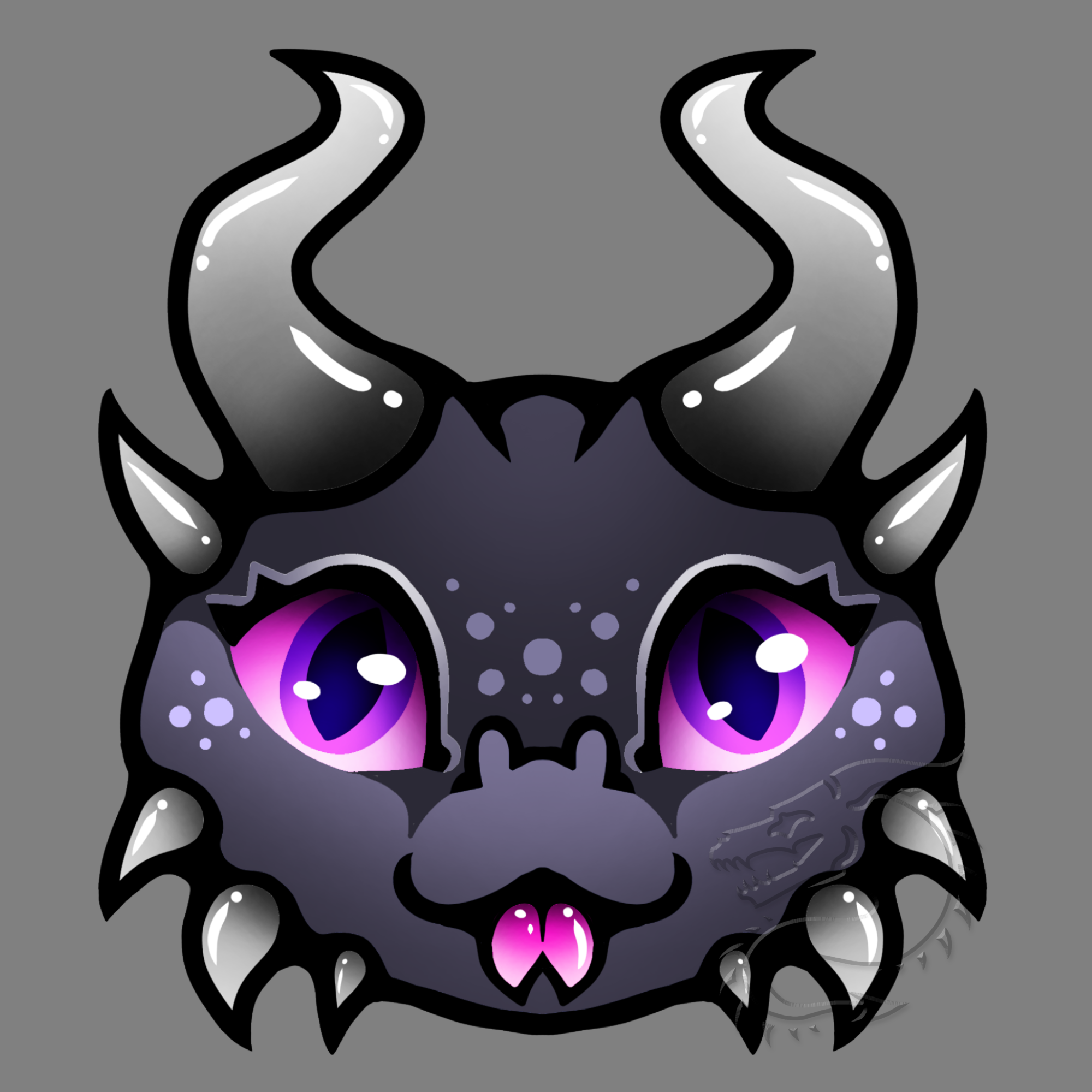 Dragon Blep Emoji - ibisPaint