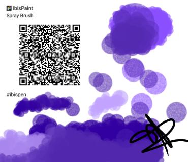 Spray Brush! - ibisPaint