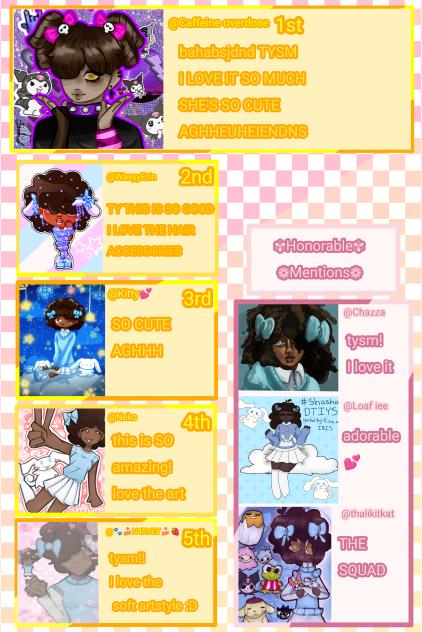 THE WINNERS!! - ibisPaint