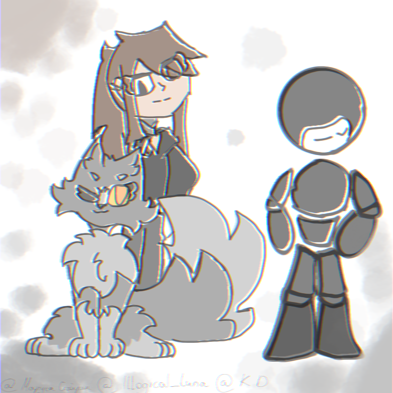 Marusia, Illogical Luni and K D - ibisPaint