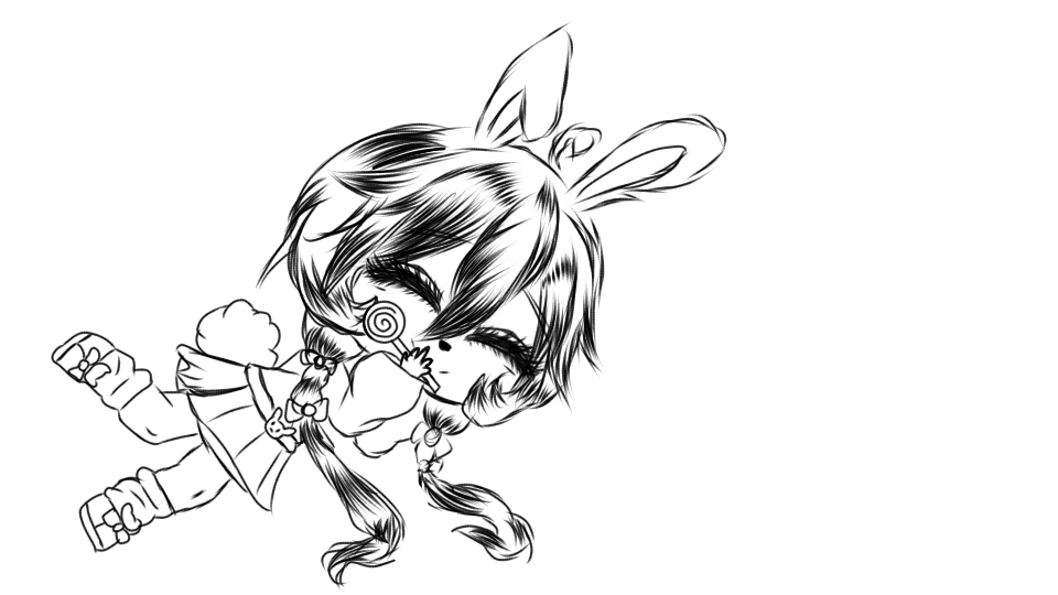 happy easter! -gacha life line art - ibisPaint
