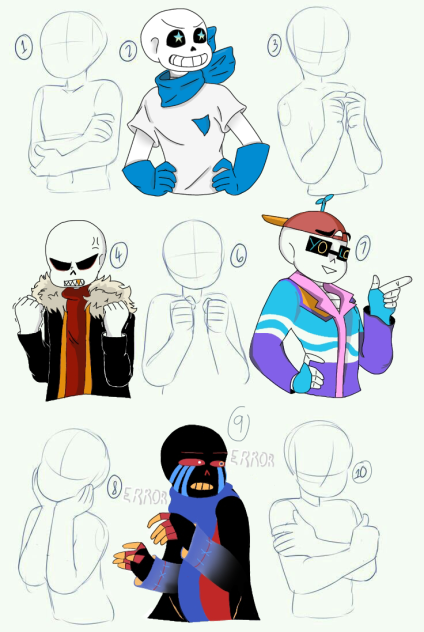 Blue sans (from underswap) - ibisPaint