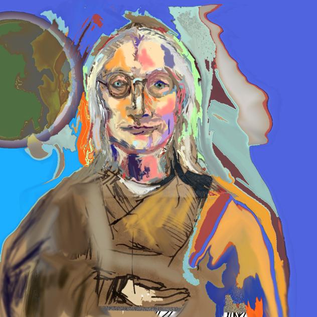 Roshi Joan Halifax - ibisPaint