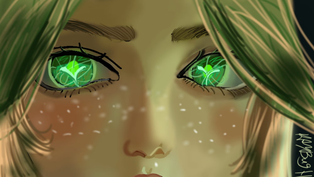 Art Commission, Foxglove eyes - ibisPaint