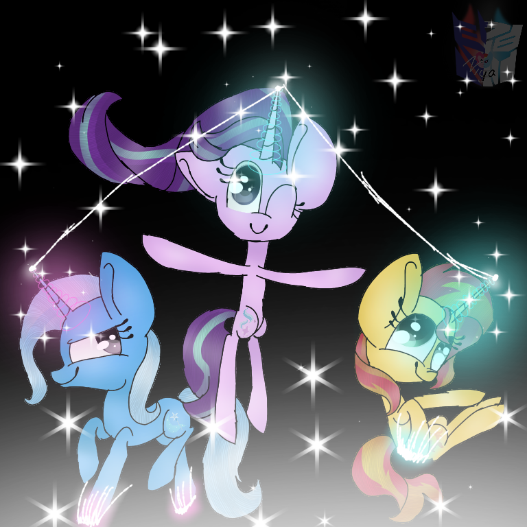 MLP- Trixie, Starlight,and Sunset --SP-- - ibisPaint