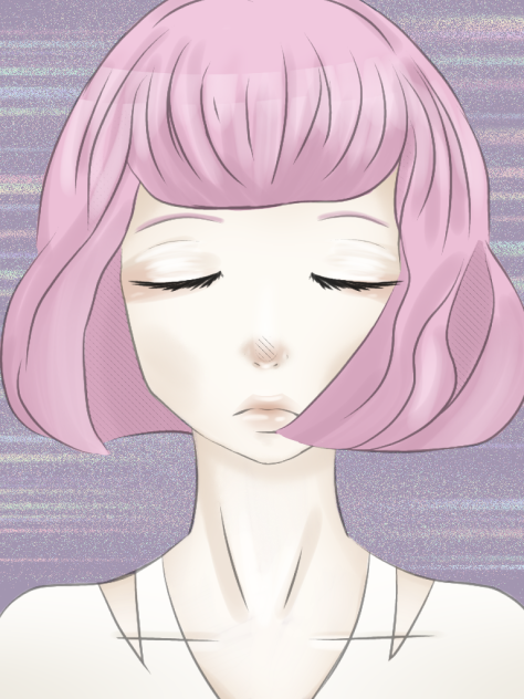 She and here tiredness - ibisPaint