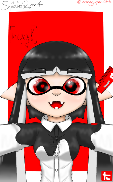Splatoon 2 - Hug! - ibisPaint