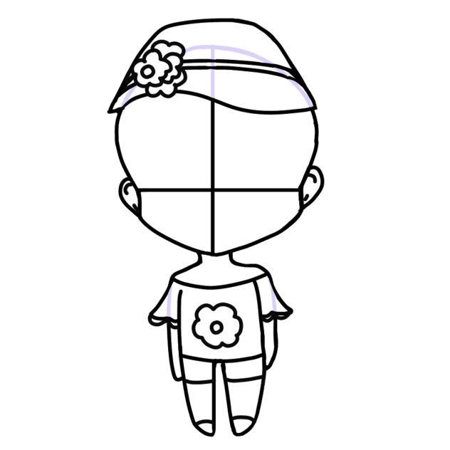 Summer Chibi Base (stand) - ibisPaint