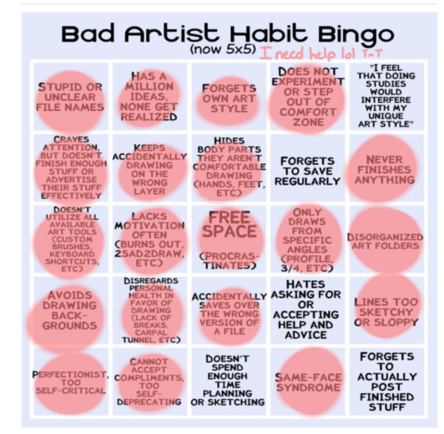 Artist bingo! - ibisPaint