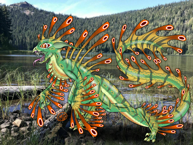 Lake monster - ibisPaint