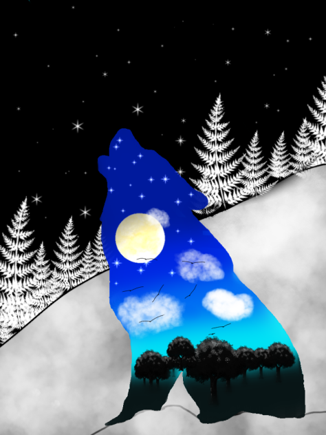 Howling Wolf - ibisPaint