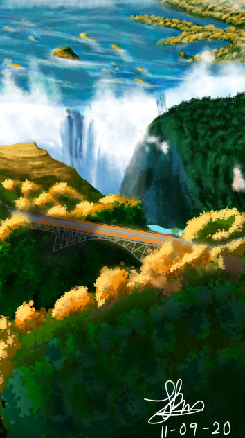 Waterfalls💦 - ibisPaint