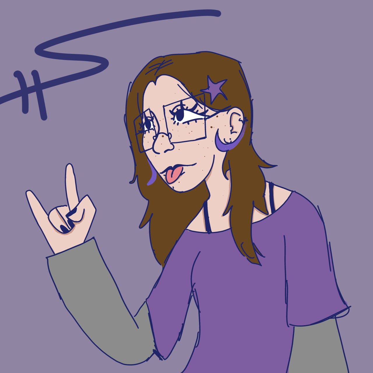 Another self portrait - ibisPaint