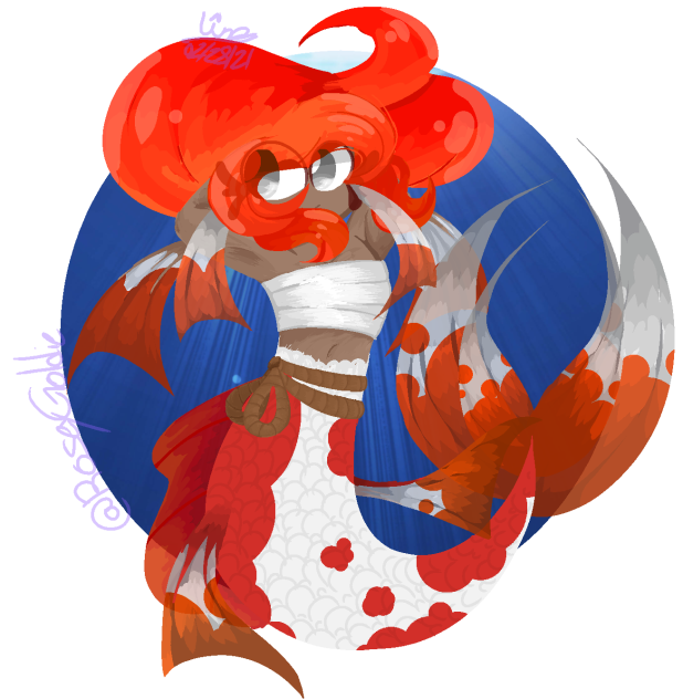 Fran the mermaid - ibisPaint