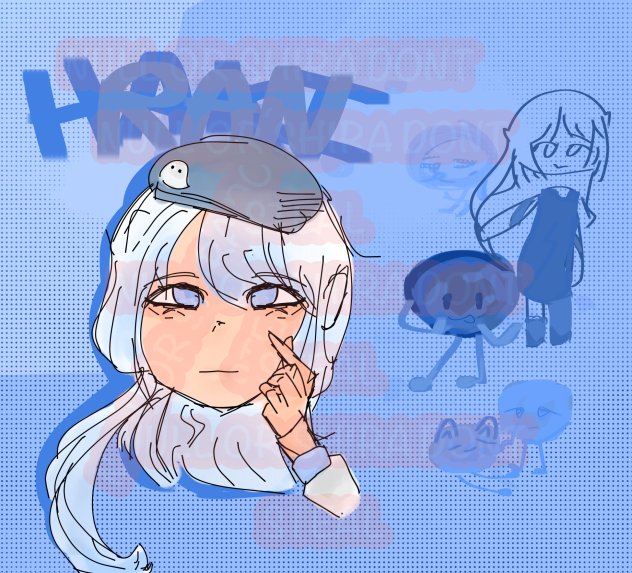 Ocean Blue Hari🎨 - ibisPaint