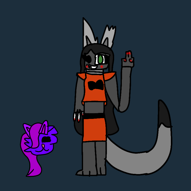 glamrock wolf (fnaf security breach oc) - ibisPaint