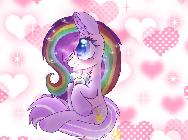 Happy Cake day Rainbow! - ibisPaint