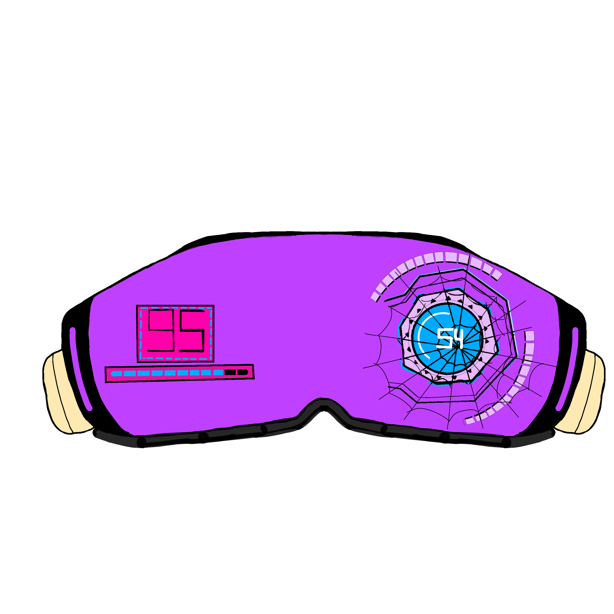 cyber goggles - ibisPaint