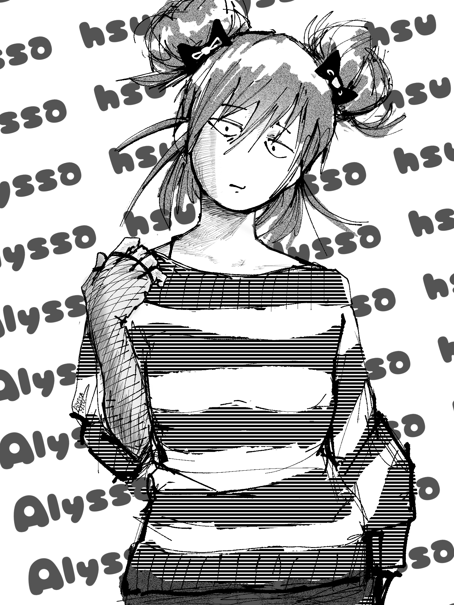 Screen tones Experiment - ibisPaint