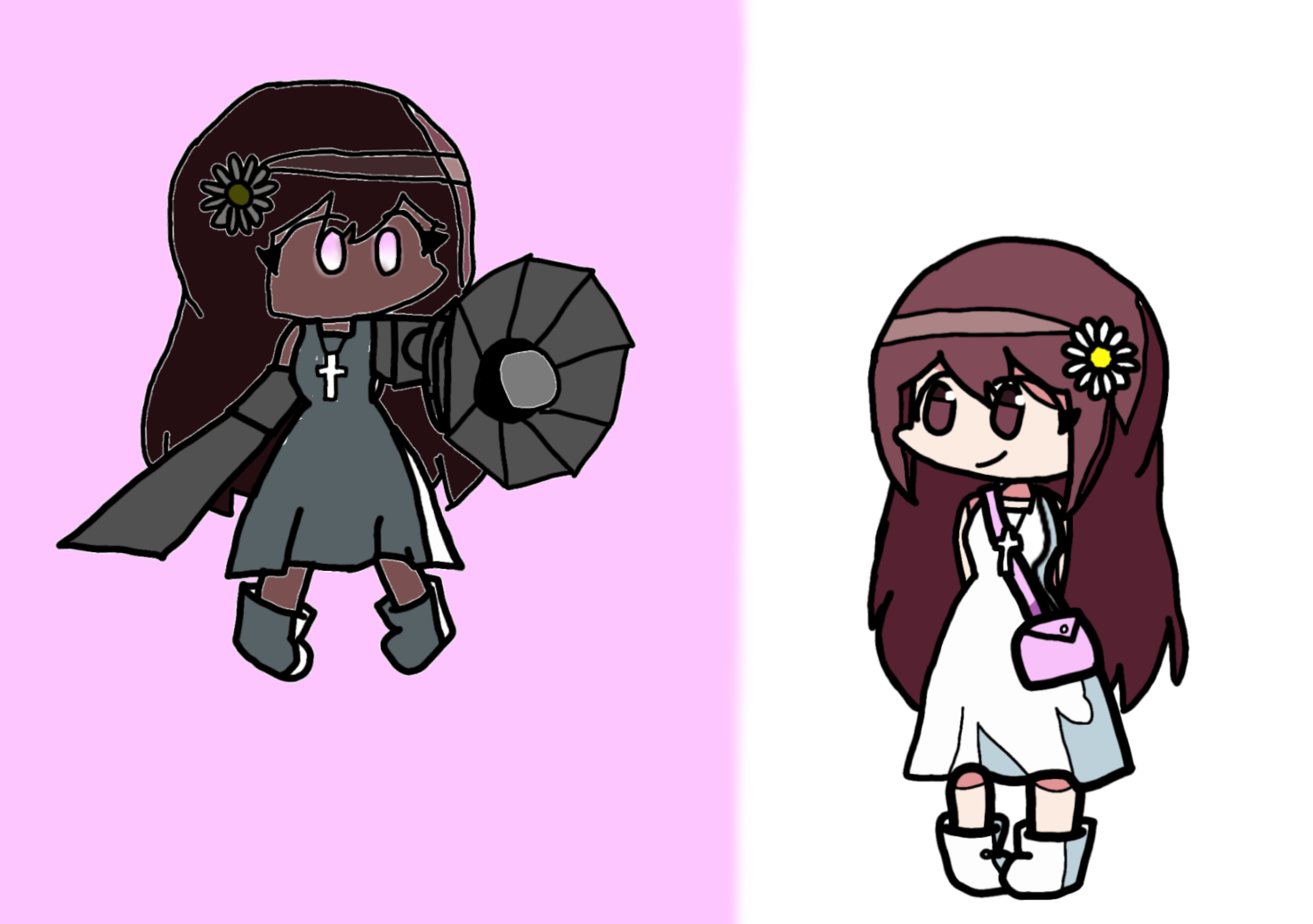 Daisy vs Daisy Robot - ibisPaint