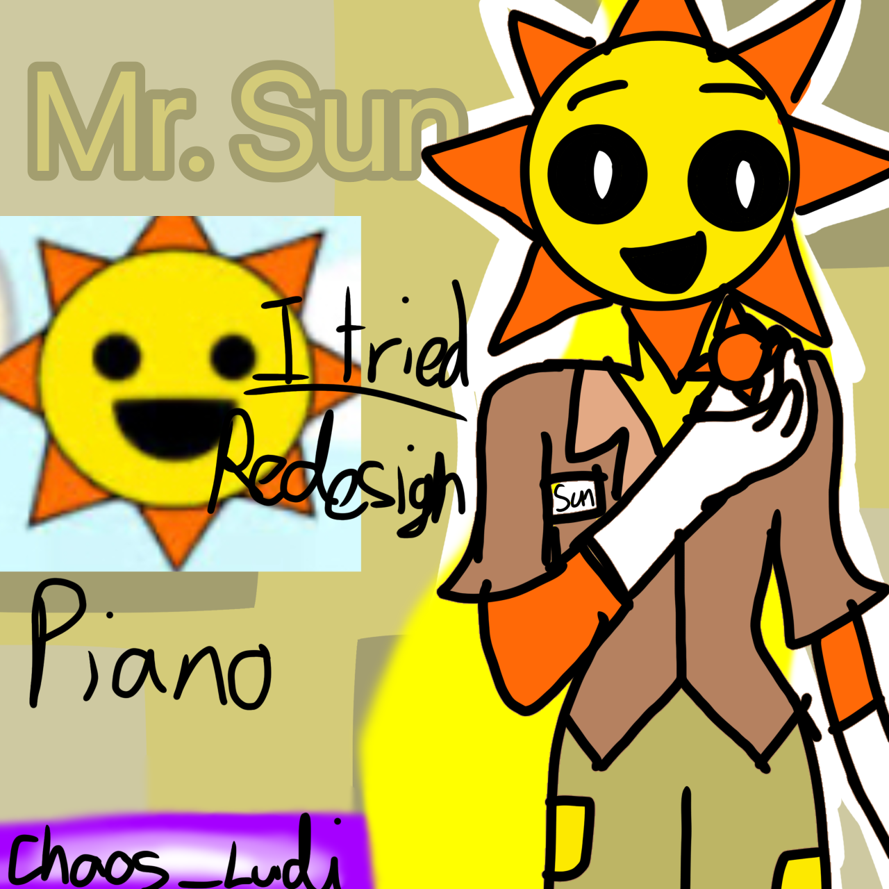 Mr. Sun Redesign (Sprunki) - ibisPaint