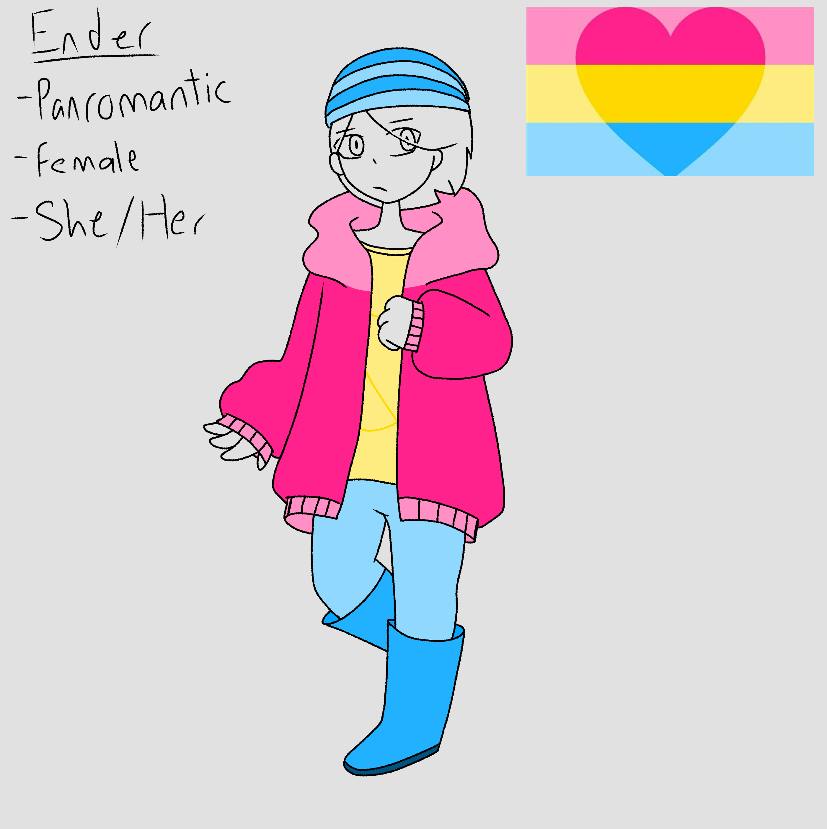 Panromantic Pride with Ender! - ibisPaint
