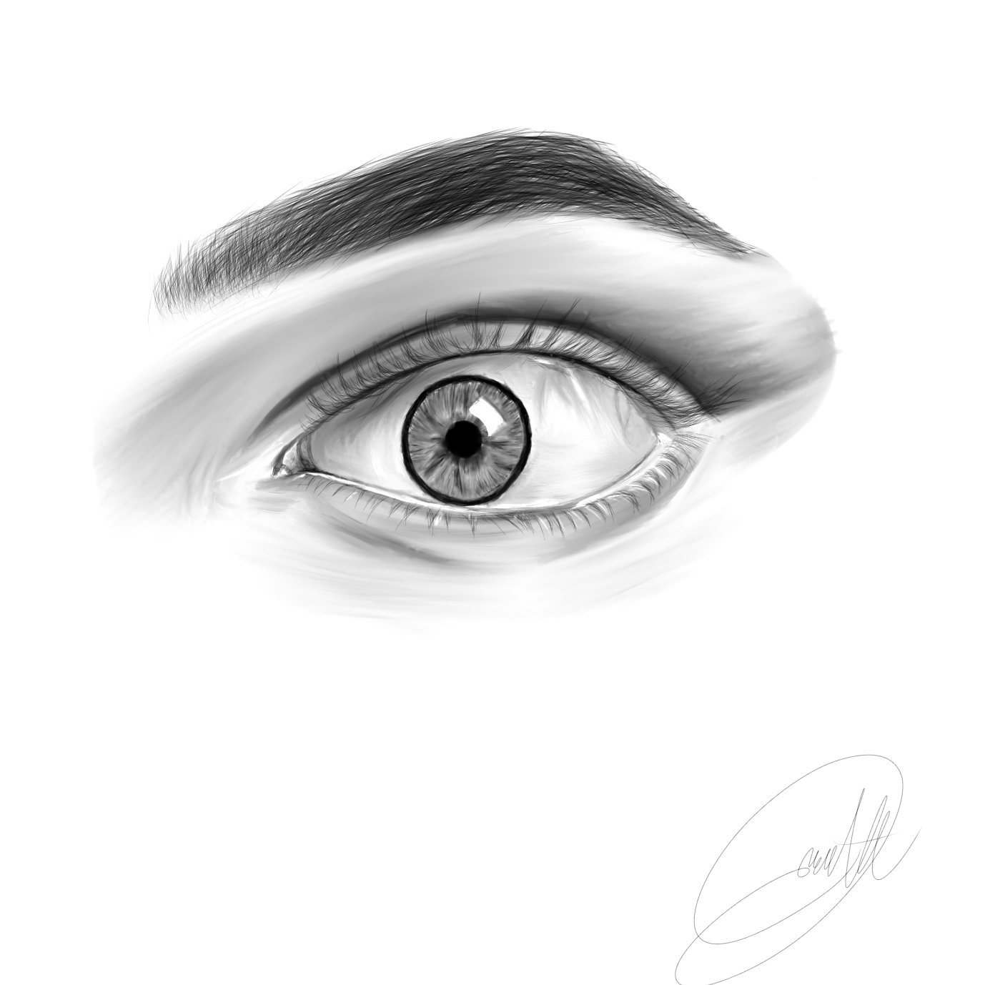 eye Sketch - ibisPaint