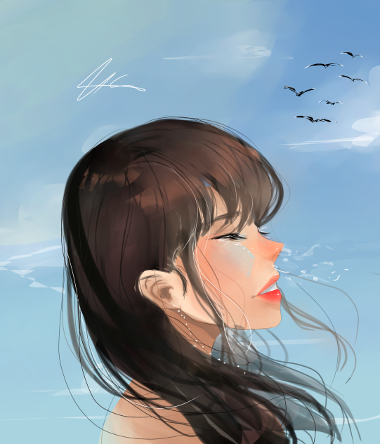 Drawing 3-windy - ibisPaint