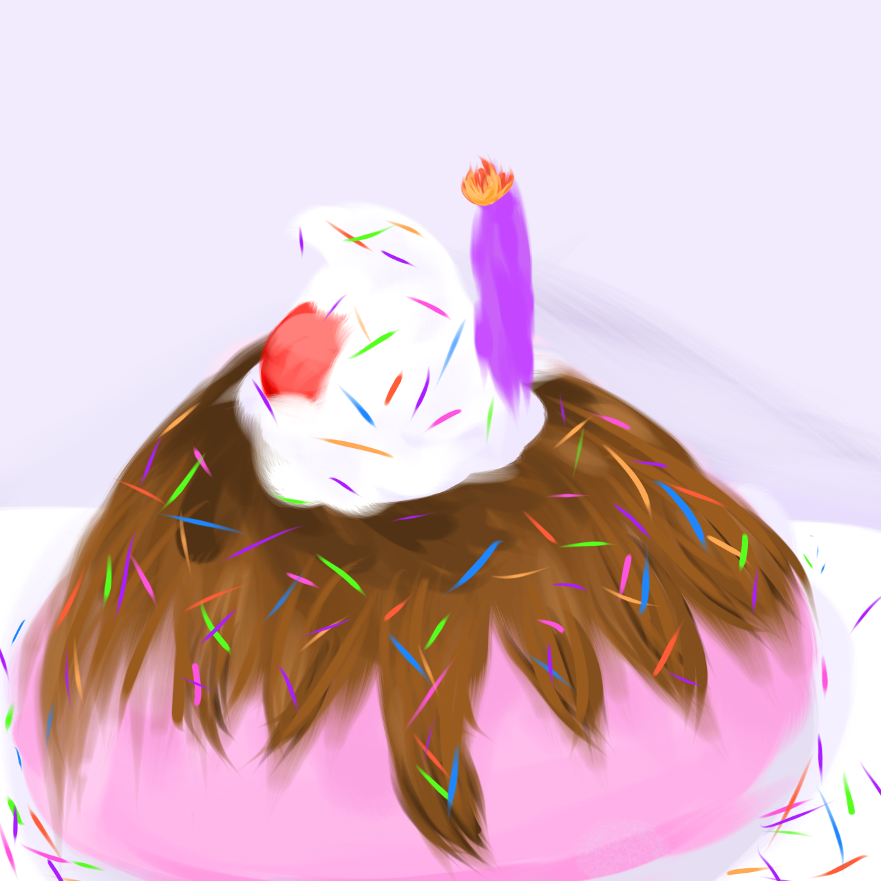 Birthday cake - ibisPaint