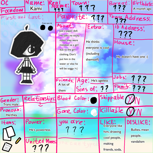 Paper Person - ibisPaint