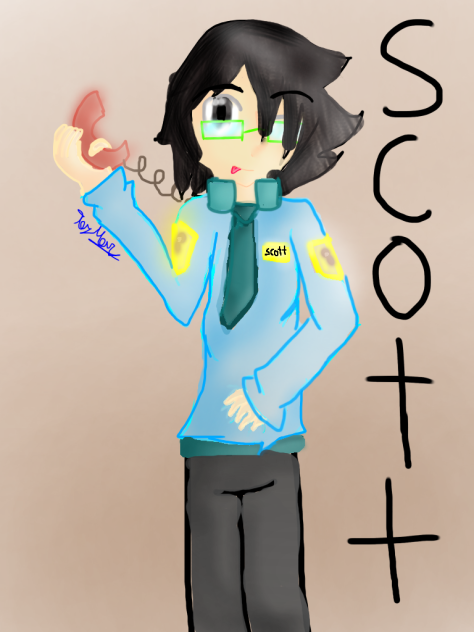 speed art-Scott FNAF - ibisPaint