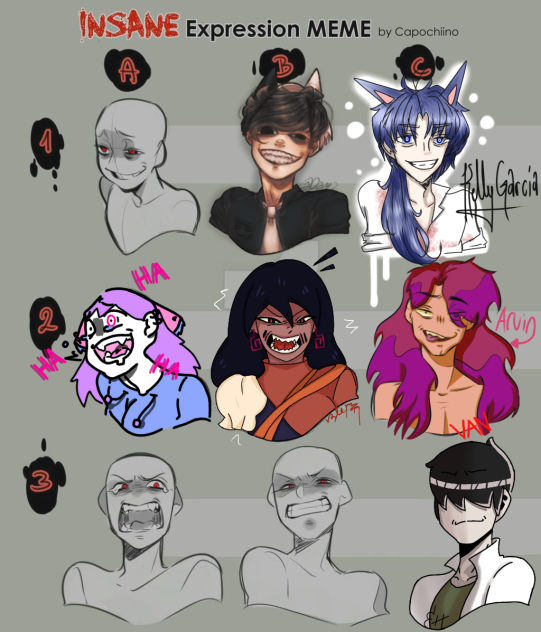 INSANE Expression Meme Collab - ibisPaint