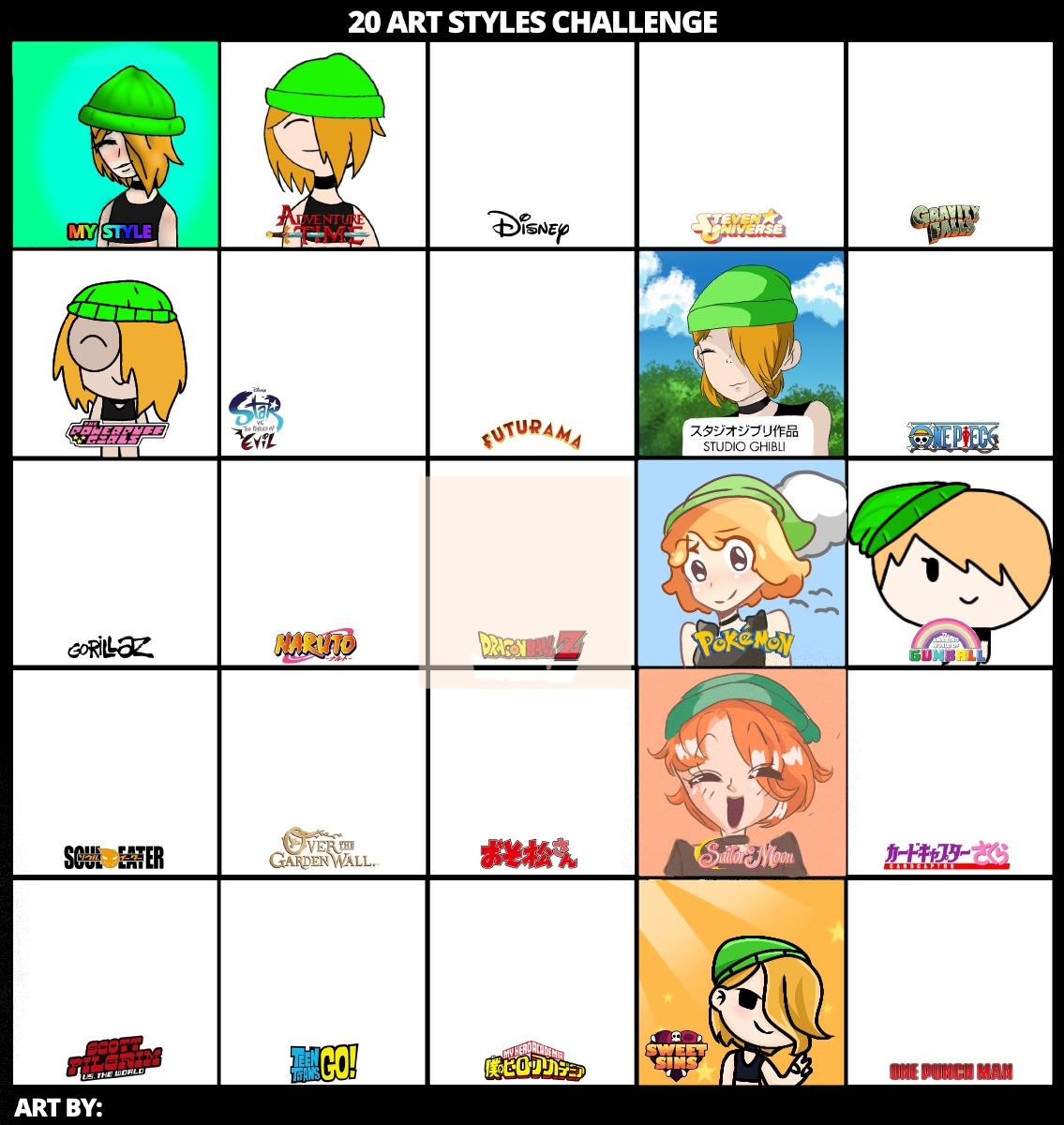 20 art style collab! - ibisPaint