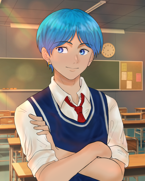 Blue boy💙 - ibisPaint